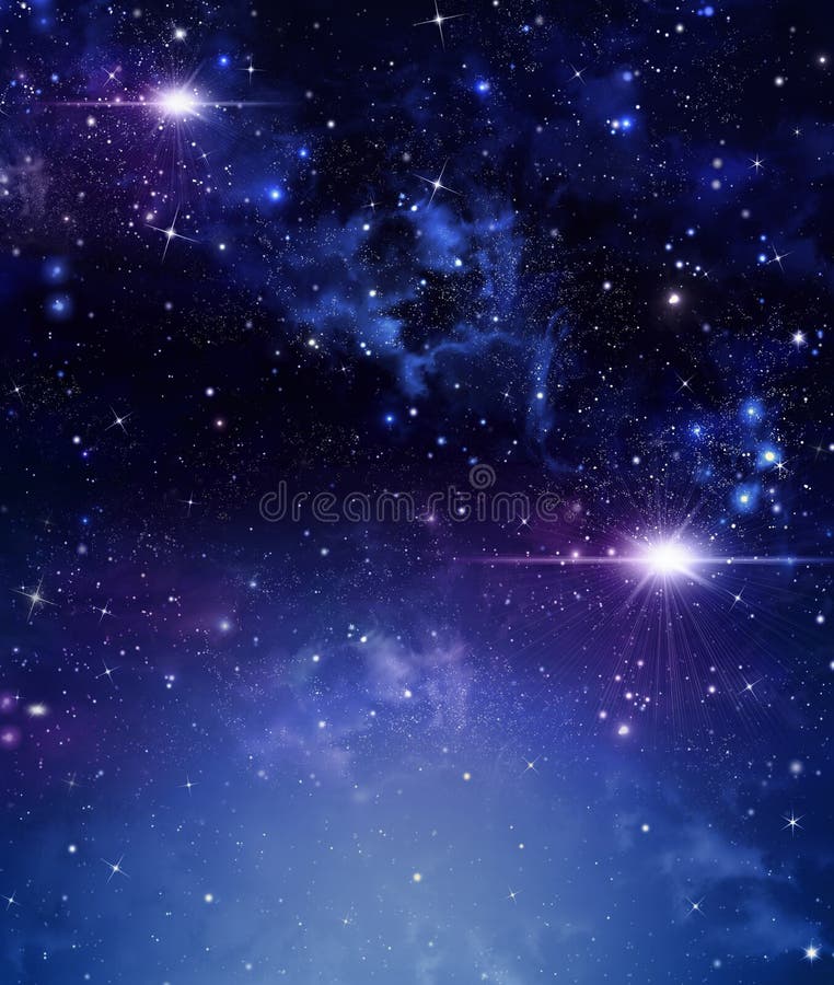 Starry sky background stock illustration. Illustration of astronomy ...
