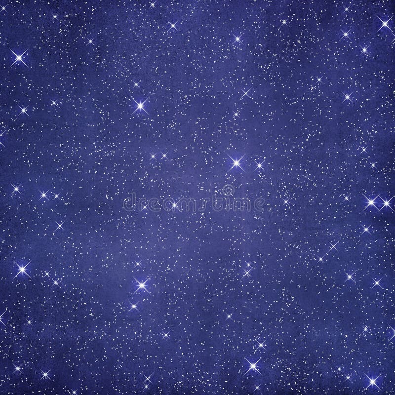 Blue Starry Sky Background