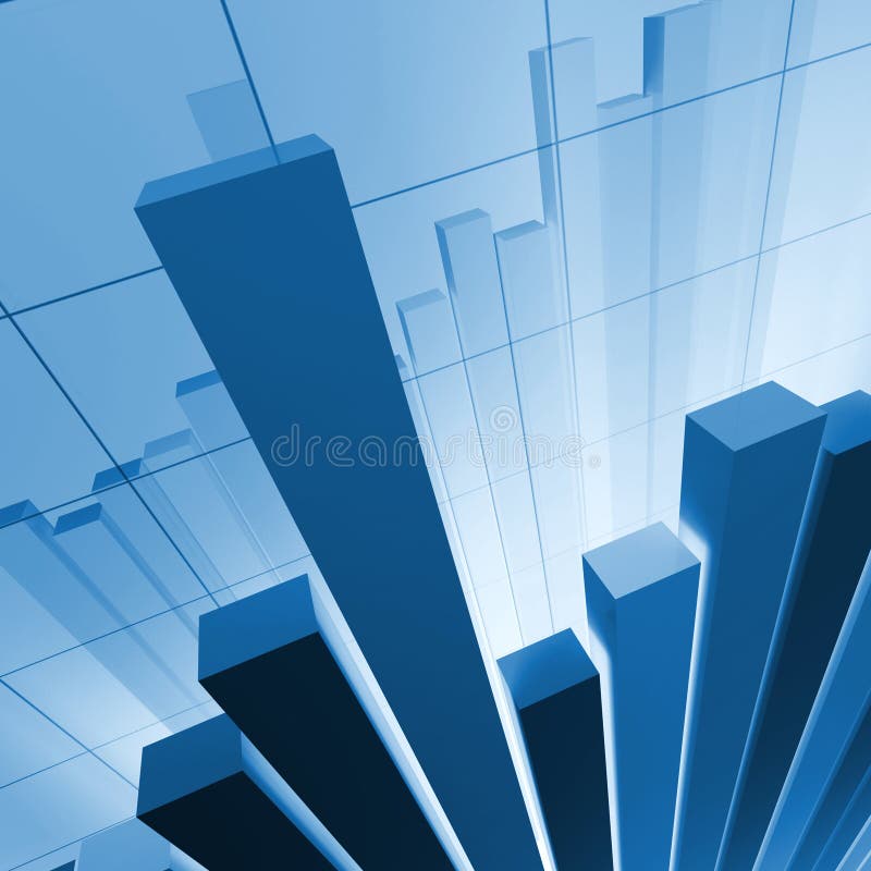 Financial Blue Chart Background Stock Photo - Image of math, business ...