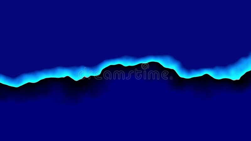 Blue Static Waves and Noise Effect Animation Stock Footage - Video of ...
