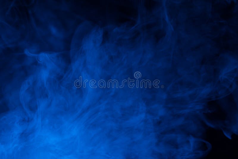Blue Steam on a Black Background Stock Photo - Image of speed, flowing ...