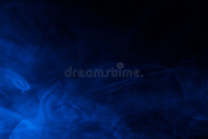 Blue Steam on a Black Background Stock Photo - Image of speed, flowing ...