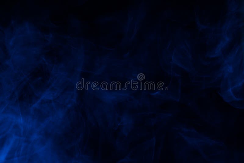 Blue Steam on a Black Background. Copy Space Stock Image - Image of ...