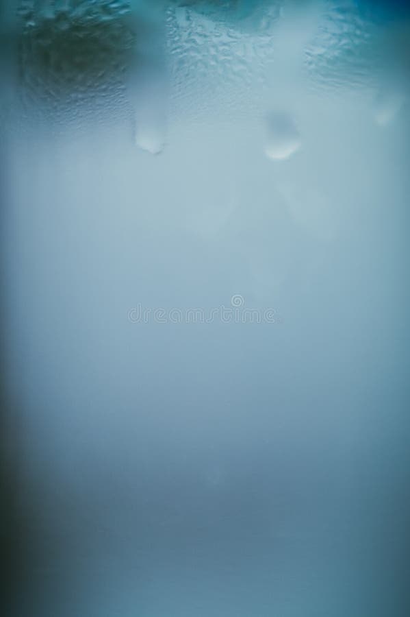Blue Steam Condensation On A Glass - Freshness Abstract Stock Photo ...