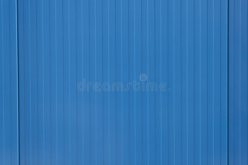Blue steel panel stock image. Image of building, grooved - 24088001