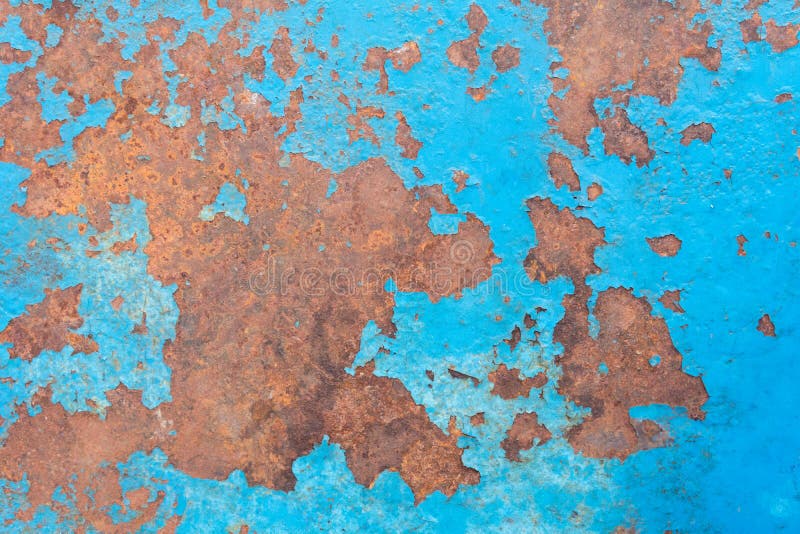 Blue steel plate rust stock image. Image of paint, texture - 128837905