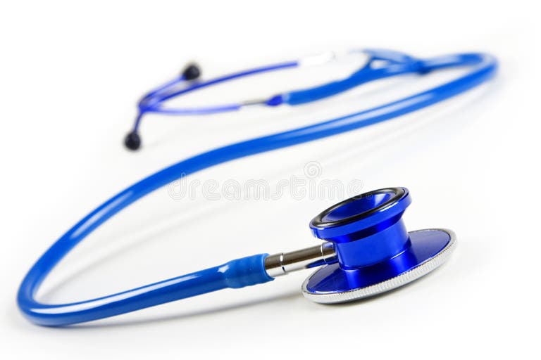 Blue stethoscope stock photo. Image of hospital, stethoscope - 18761444