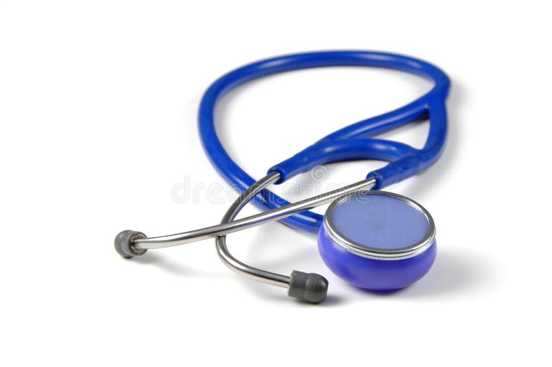 Blue Stethoscope stock photo. Image of professional, heal - 2632620