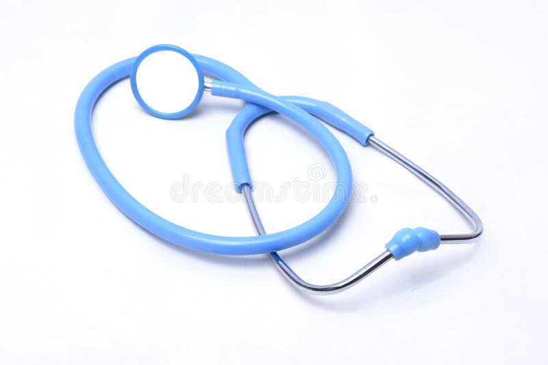 Blue stethoscope stock photo. Image of healthy, examination - 189611838