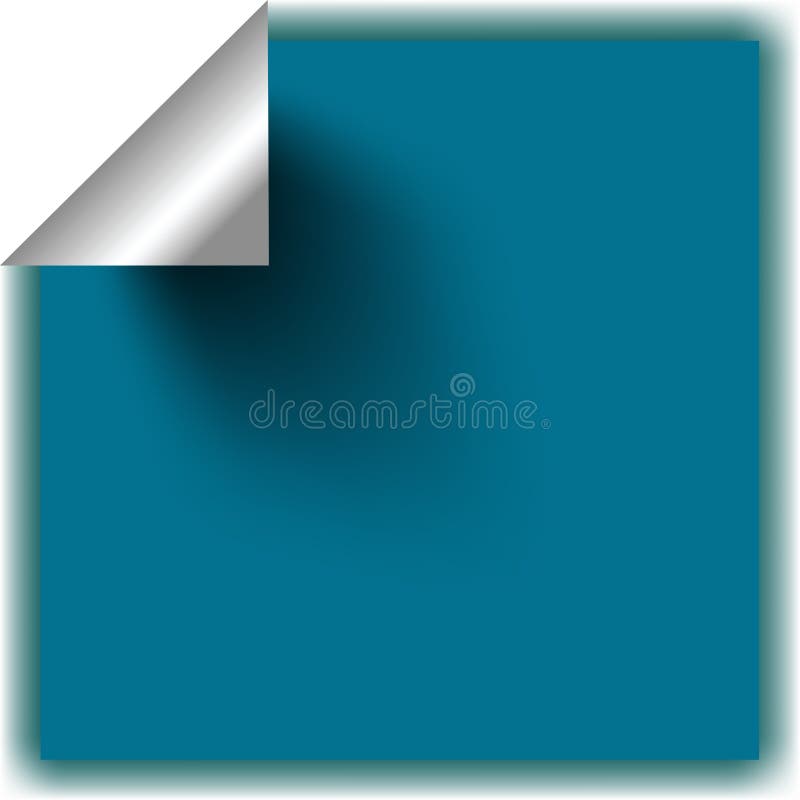Blue sticker stock vector. Illustration of promotional - 12436071