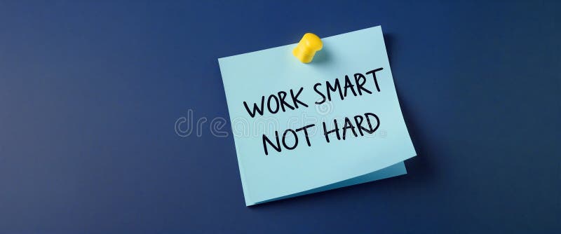 Work Smart Not Hard Stock Illustrations – 105 Work Smart Not Hard Stock ...