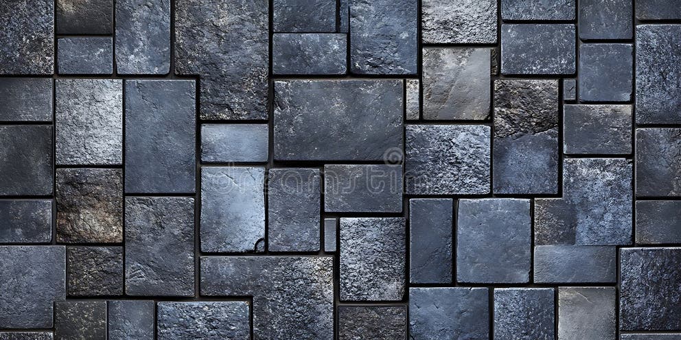 Blue Stone Pavement Texture Seamless Background for Design Projects ...