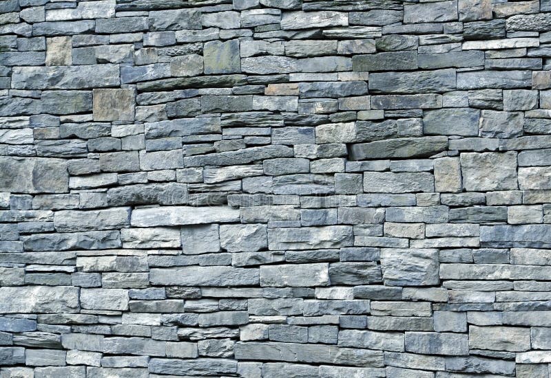 Blue-stone schist wall stock photo. Image of rectangular - 10801476