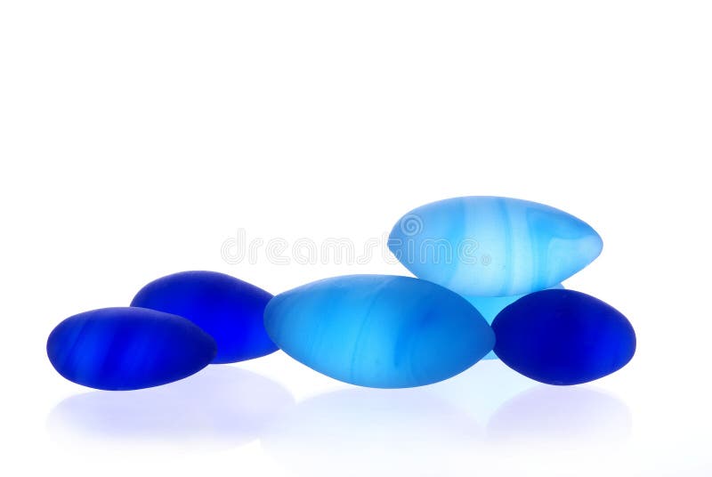 Blue Stones stock photo. Image of deep, oval, blue, still - 8408052