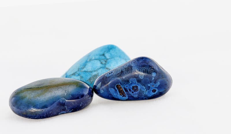 Blue stones. stock image. Image of isolated, close, rock - 90350171