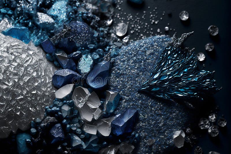 Blue Stones Sparkling Crystals Texture, Crystal Stone, Natural Abstract ... Blue Stones Sparkling Crystals Texture, Crystal Stone, Natural Abstract ...