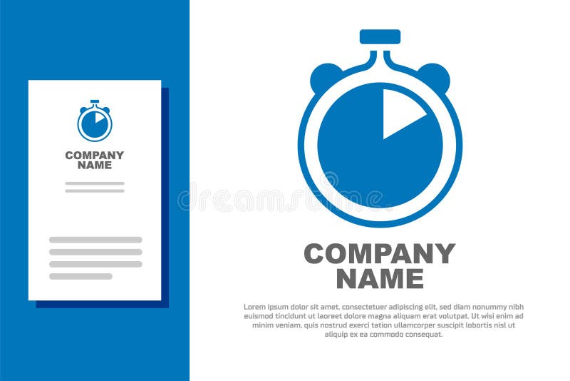 Stopwatch Icon Logo Template Illustration Design Stock Illustrations ...