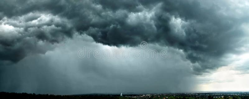 Blue storm clouds stock photo. Image of storm, skyline - 16186902