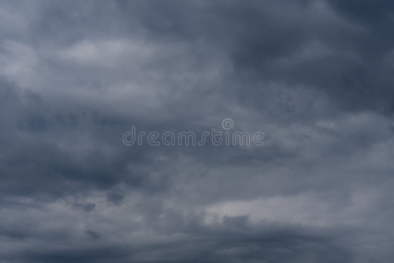 Blue Storm Clouds before the Rain, Dramatic Sky Stock Image - Image of ...