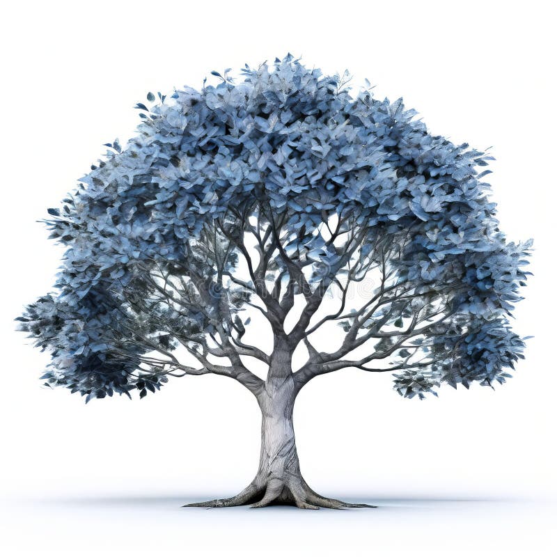 Blue Ash a Species of Ash Tree with Blue Gray Bark and Stock ...