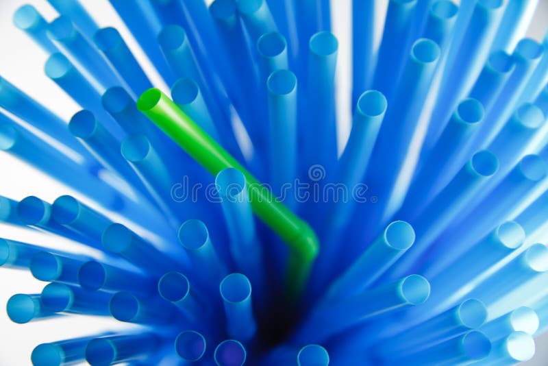 Blue Straws stock photo. Image of cocktail, close, blue - 13039770