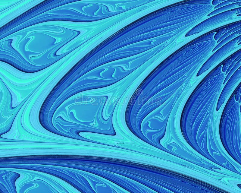 Blue stream stock illustration. Illustration of fantasy - 93534710