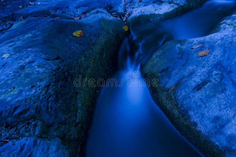 Blue stream landscape stock photo. Image of blue, movement - 11157744