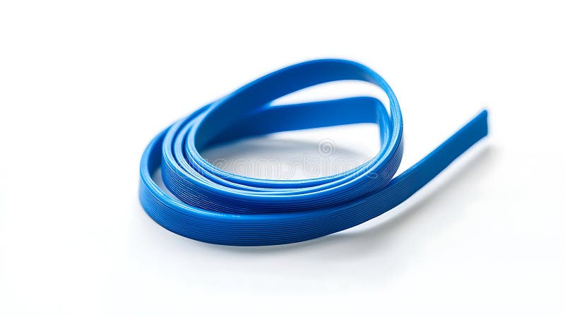 Blue Piece Fabric Laying White Background Stock Photos - Free & Royalty ...