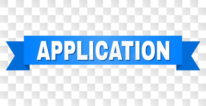 Application text banner. stock vector. Illustration of blank - 140027584