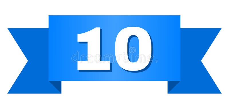Blue Stripe with 10 Caption Stock Vector - Illustration of banner, band ...