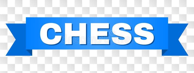 Blue Stripe with CHESS Text Stock Vector - Illustration of transparent ...