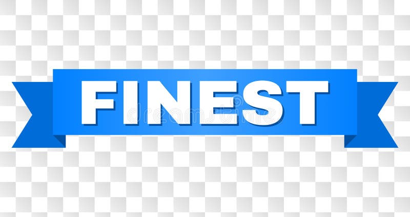 Blue Stripe with FINEST Caption Stock Vector - Illustration of sticker ...