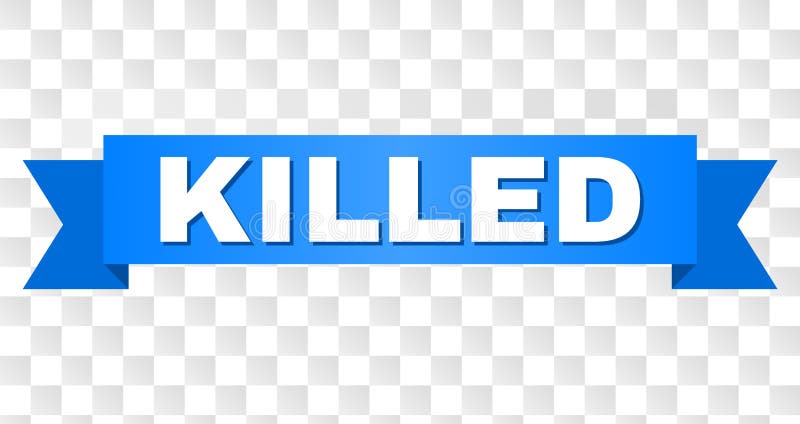 Blue Stripe with KILLED Text Stock Vector - Illustration of design ...