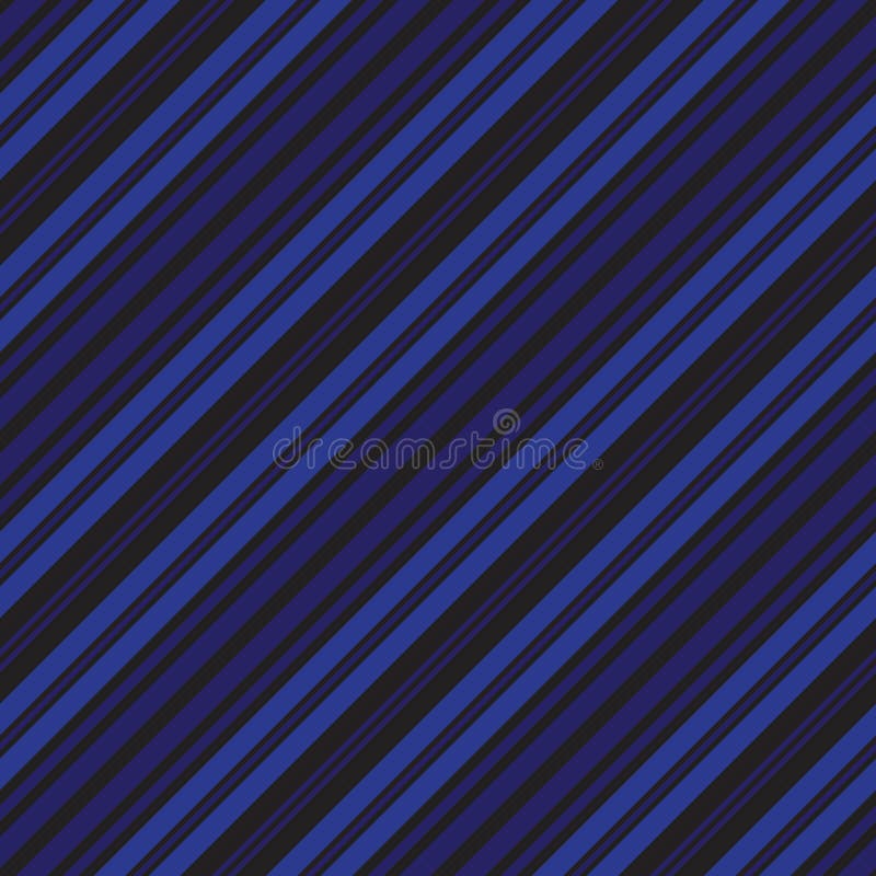 Blue Stripe Seamless Pattern Background in Diagonal Style Stock Vector ...