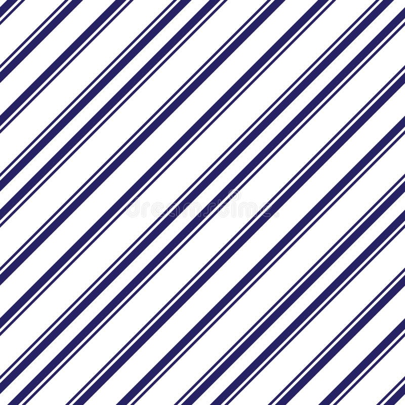 Blue Stripe Seamless Pattern Background in Diagonal Style Stock Vector ...