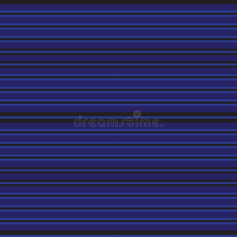 Blue Stripe Seamless Pattern Background in Horizontal Style Stock ...