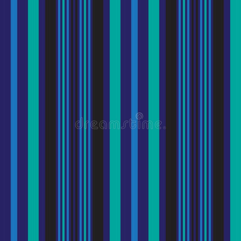 Blue Stripe Seamless Pattern Background in Vertical Style Stock Vector ...