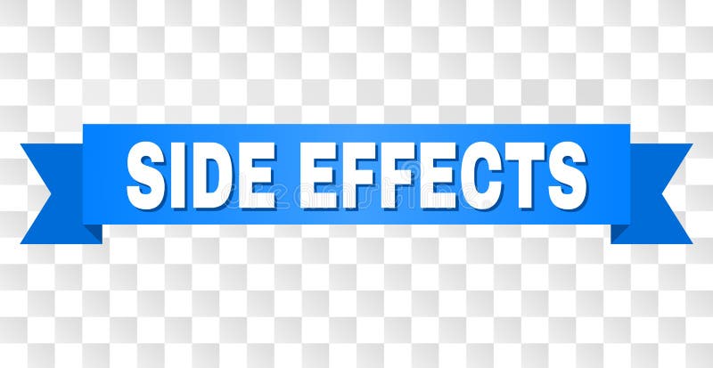 Blue Stripe with SIDE EFFECTS Title Stock Vector - Illustration of ...