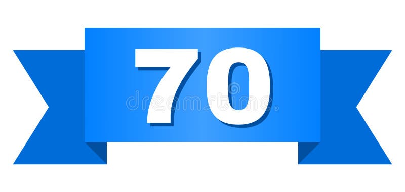 Blue Stripe with 70 Text stock illustration. Illustration of blue ...