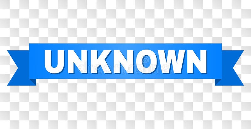Blue Stripe with UNKNOWN Caption Stock Vector - Illustration of banner ...