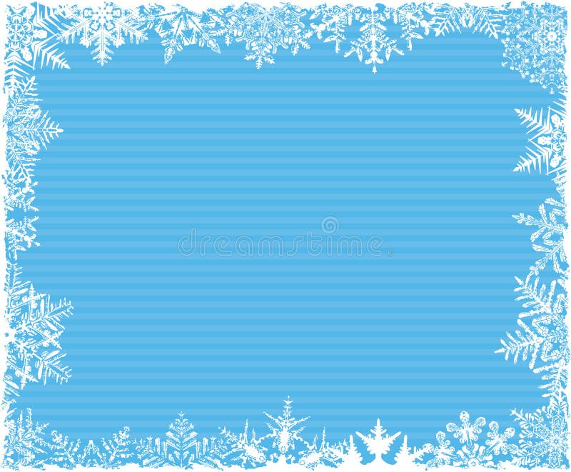 Blue Striped Snowflake Background Stock Vector - Illustration of flake ...