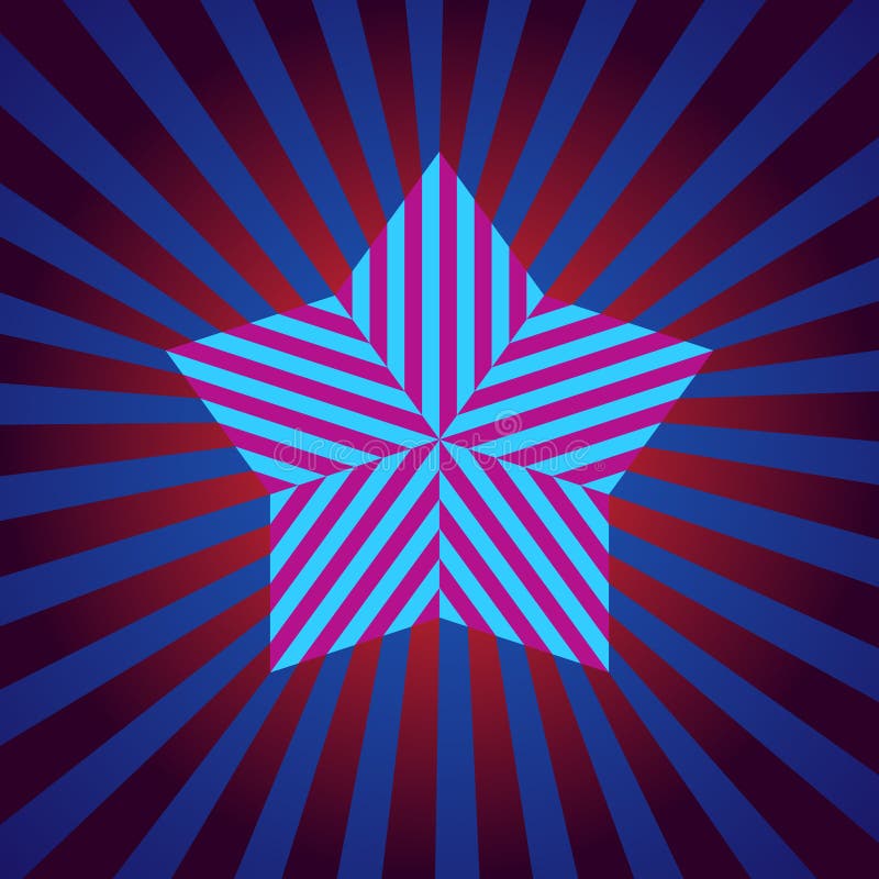 Star.Star with Five Rounded Points Icon.Vector Illustration. Stock ...