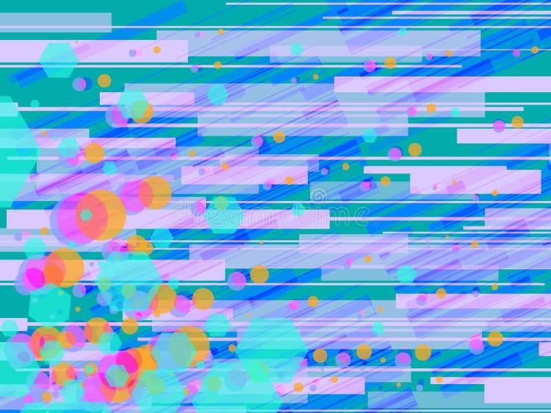 Blue Stripes Abstract Background 80e Style, Bright Vintage Retro ...