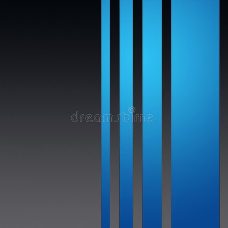 Blue Stripes on Dark Grey Background, High Resolution Illustration ...