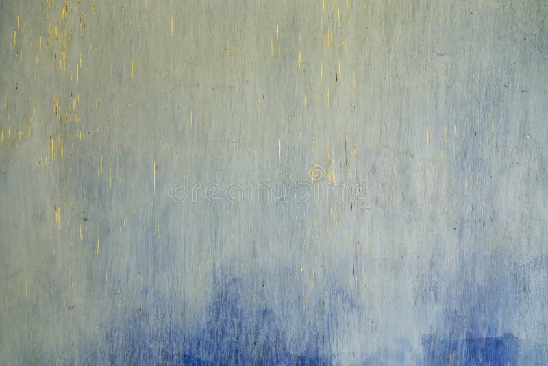 Blue Stucco Coated and the Painted Exterior Stock Photo - Image of ...