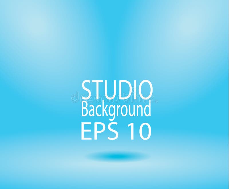 Blue Studio for Cosmetic Product Display. Background in Paper Style ...