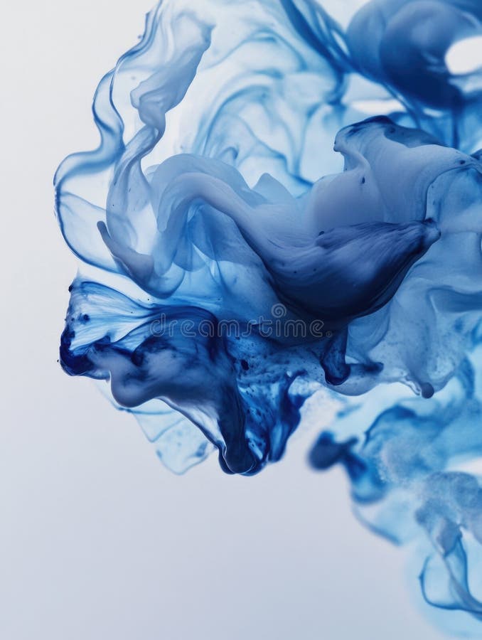 Blue substance in water stock image. Image of solution - 378332897