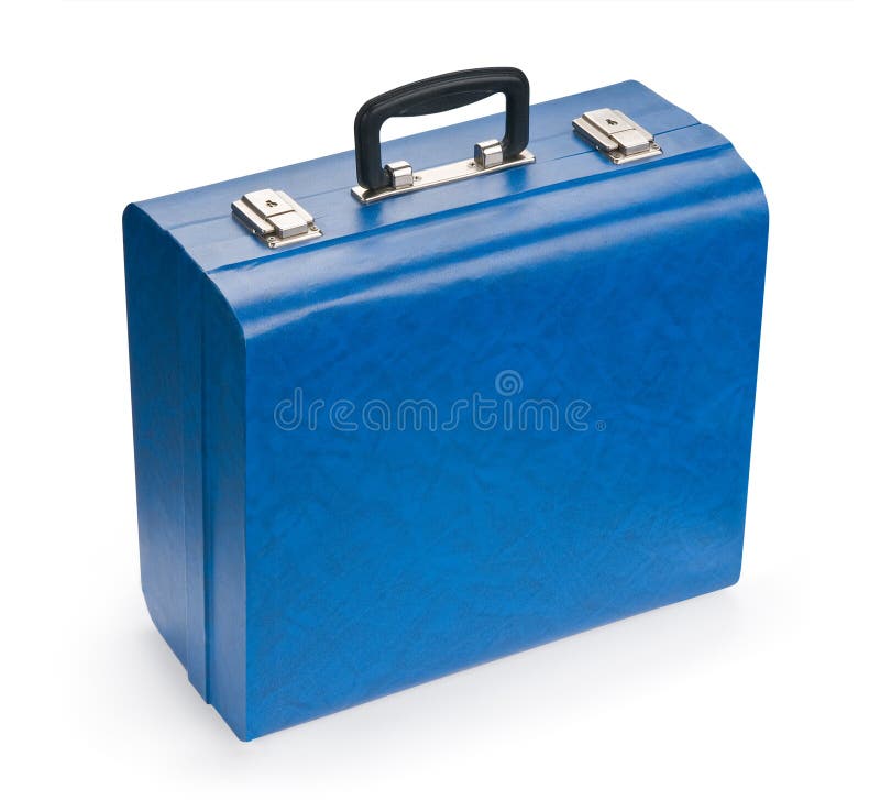 Blue Suitcase stock photo. Image of holidays, traveling - 3637430