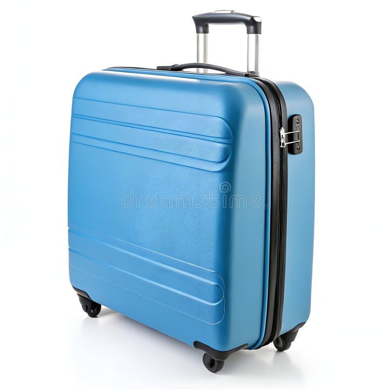 Blue Suitcase stock illustration. Illustration of vacation - 356385541