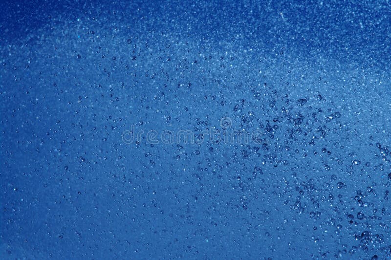 Blue Summer Raindrops Falling Stock Image - Image of fresh, health ...